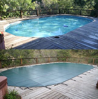 Safety Covers for Oval Pools | Pool Cover Center